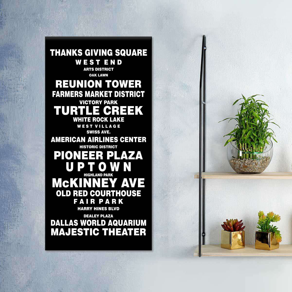 Trinx Dallas Bus Roll - Wrapped Canvas Print | Wayfair